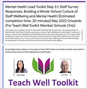 Mental Health Lead Toolkit - Mental Health Toolkit: Implementing a ...